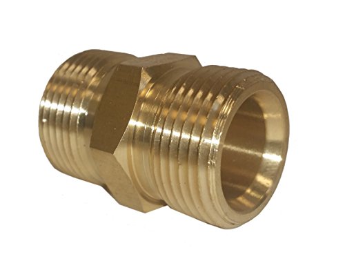 Ultimate Washer - M22 Adapter, Hose to Hose Coupler for Power Pressure Washer - Connects Two Hoses (14mm to 15mm)