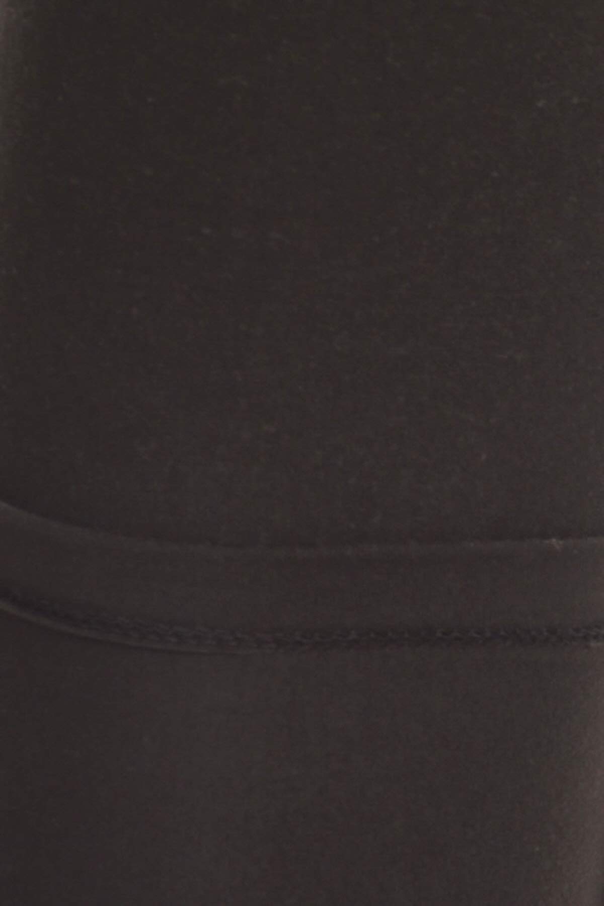 Leggings Depot Womens 1" Waistband High Waisted Solid Leggings Pants (Full Length, Black, 1X-3X)