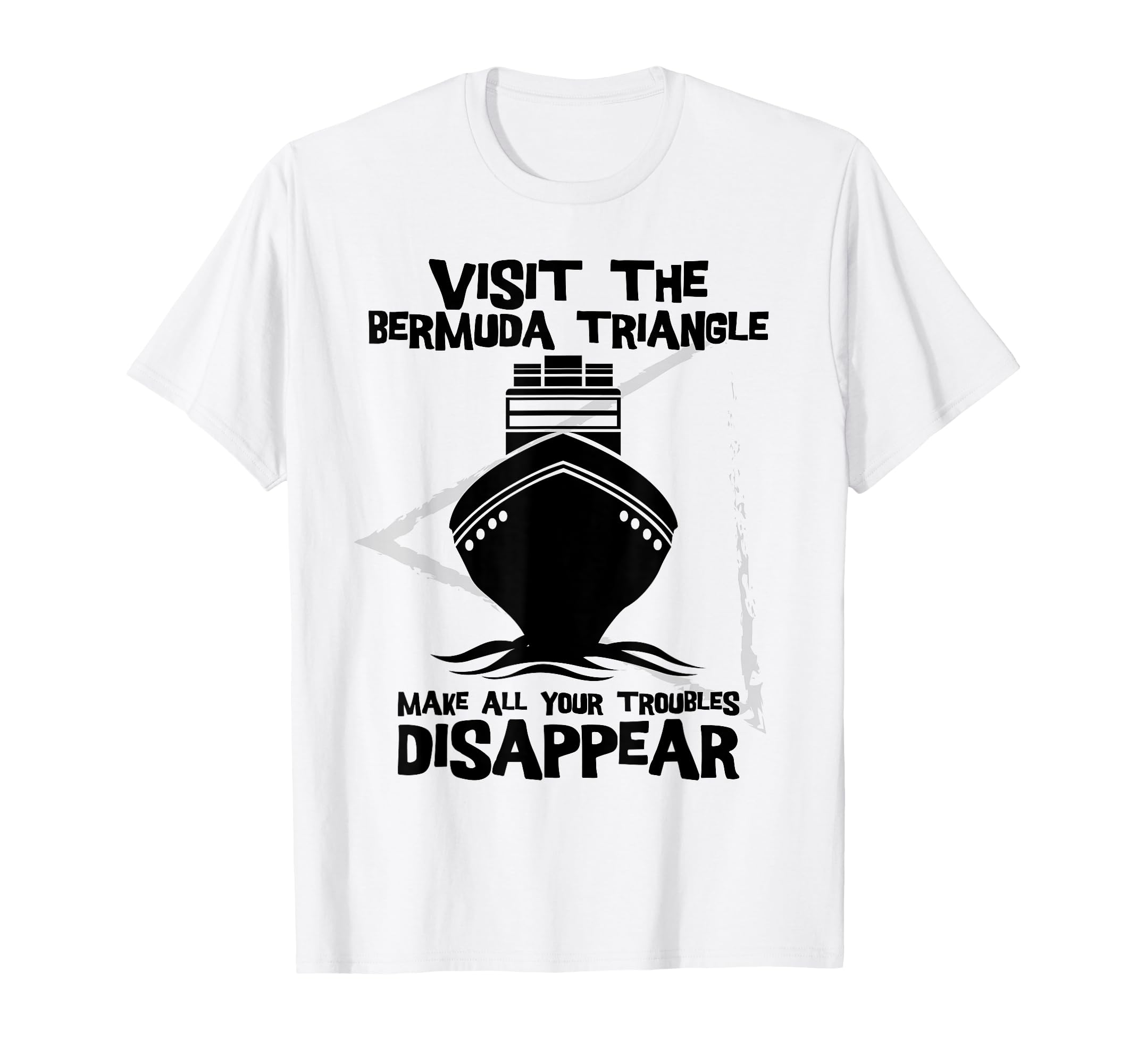Bermuda Triangle Funny Family Caribbean Vacation Shirt T-Shirt