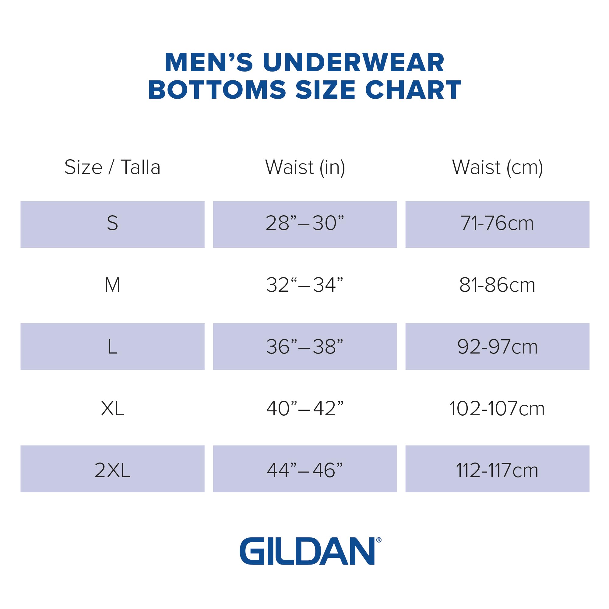 Gildan Men's Underwear Covered Waistband Boxer Briefs, Multipack, Mixed Royal (5-Pack), Medium