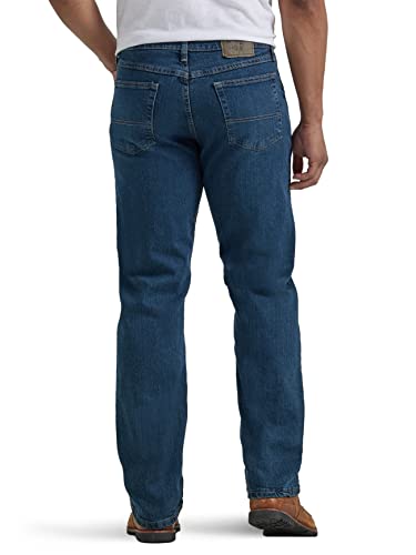 Wrangler Authentics Men's Classic 5-Pocket Relaxed Fit Flex Jean Military Blue Flex 58W x 30L