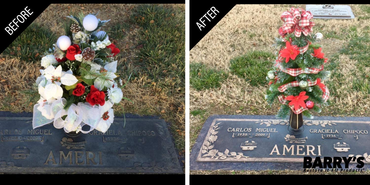 Barry's Restore It All Products - Cemetery Marker Care System | The Internet Sensation that cleans and restores Cemetery Markers! Removes hard water, calcium deposits and MORE!