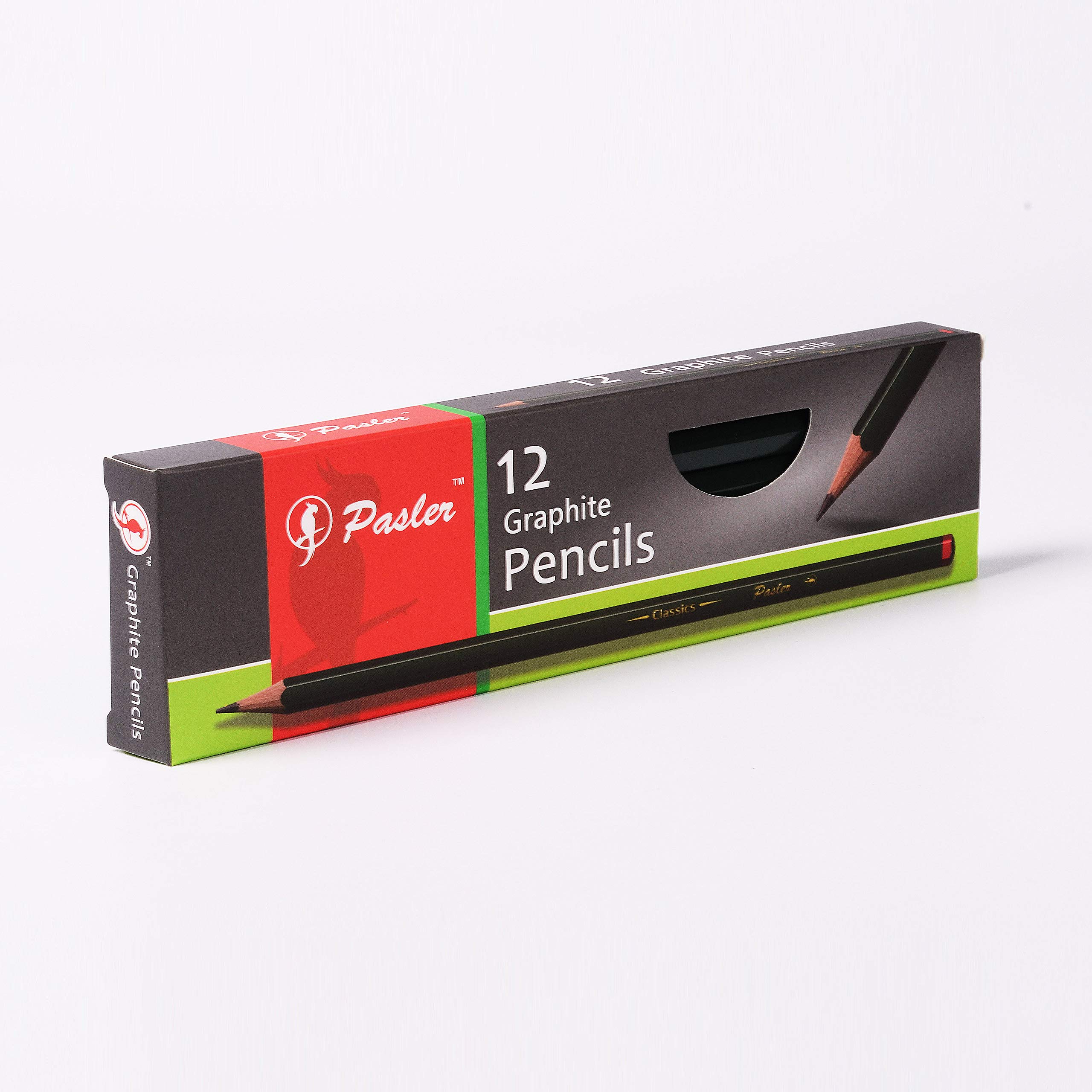 Pasler Professional Graphic Sketching Drawing Pencils 12 Count (8B)
