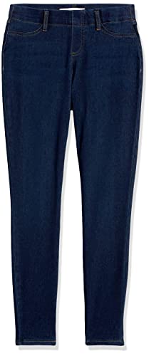 Amazon Essentials Women's Pull-On Knit Jegging (Available in Plus Size), Dark Wash, X-Large Short