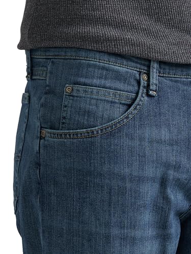 Wrangler Authentics Men's Classic 5-Pocket Relaxed Fit Flex Jean Slate Flex 40W x 32L