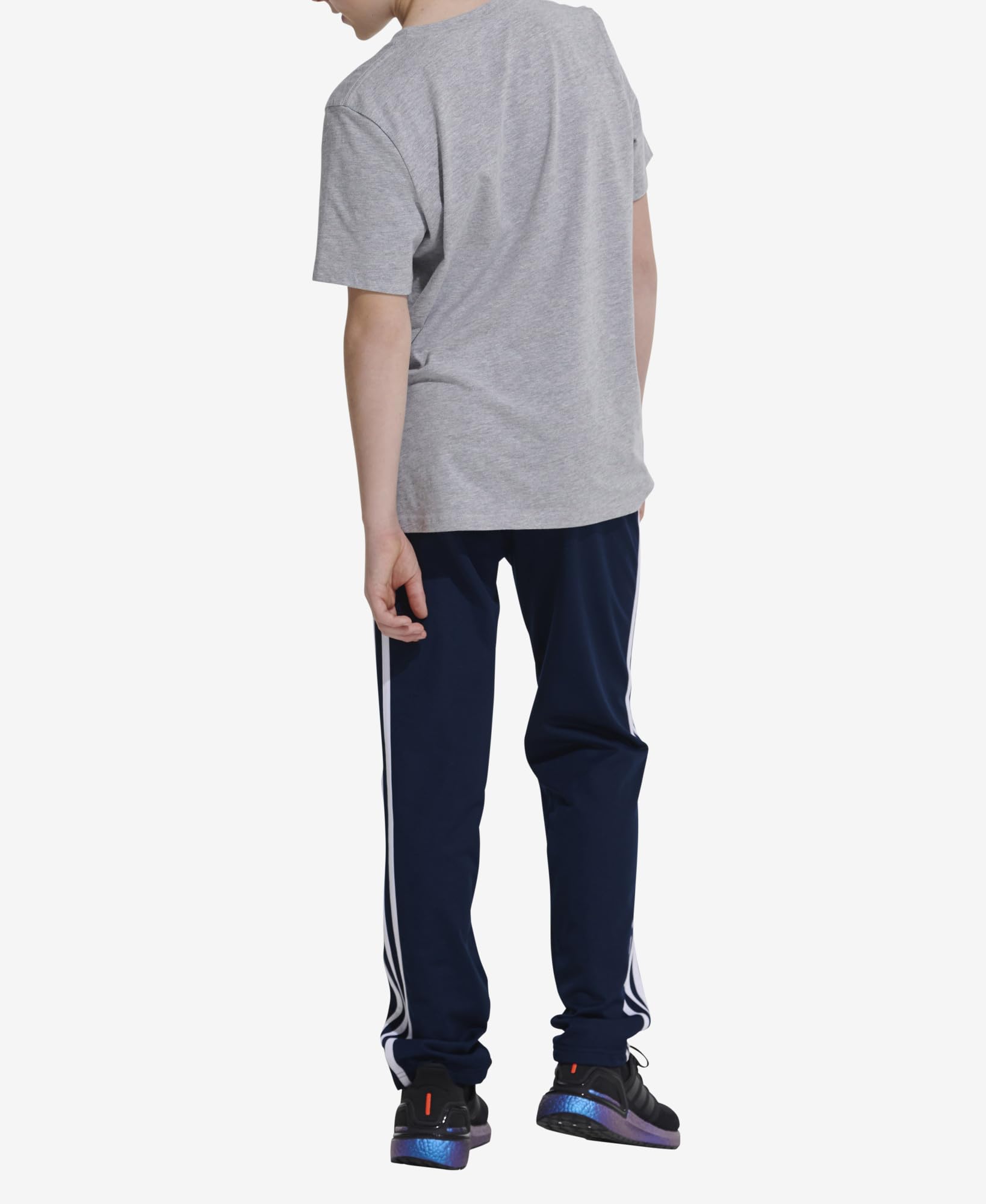 adidas Boys' Active Sports Athletic Tricot Jogger Pant, Iconic Collegiate Navy, 7