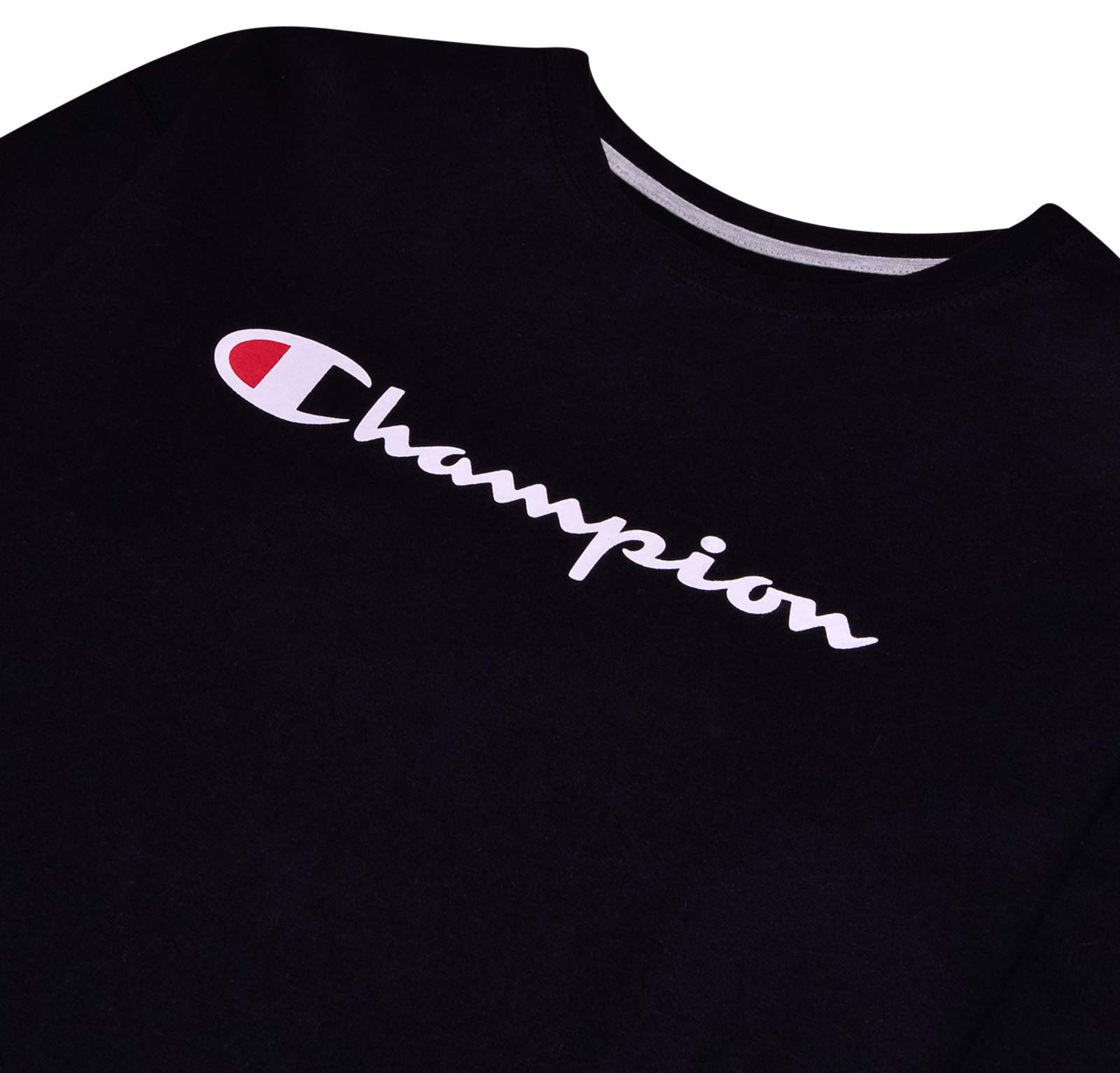 Champion Big and Tall Crewneck Sweatshirt - Cotton Casual Sweatshirt for Men Black