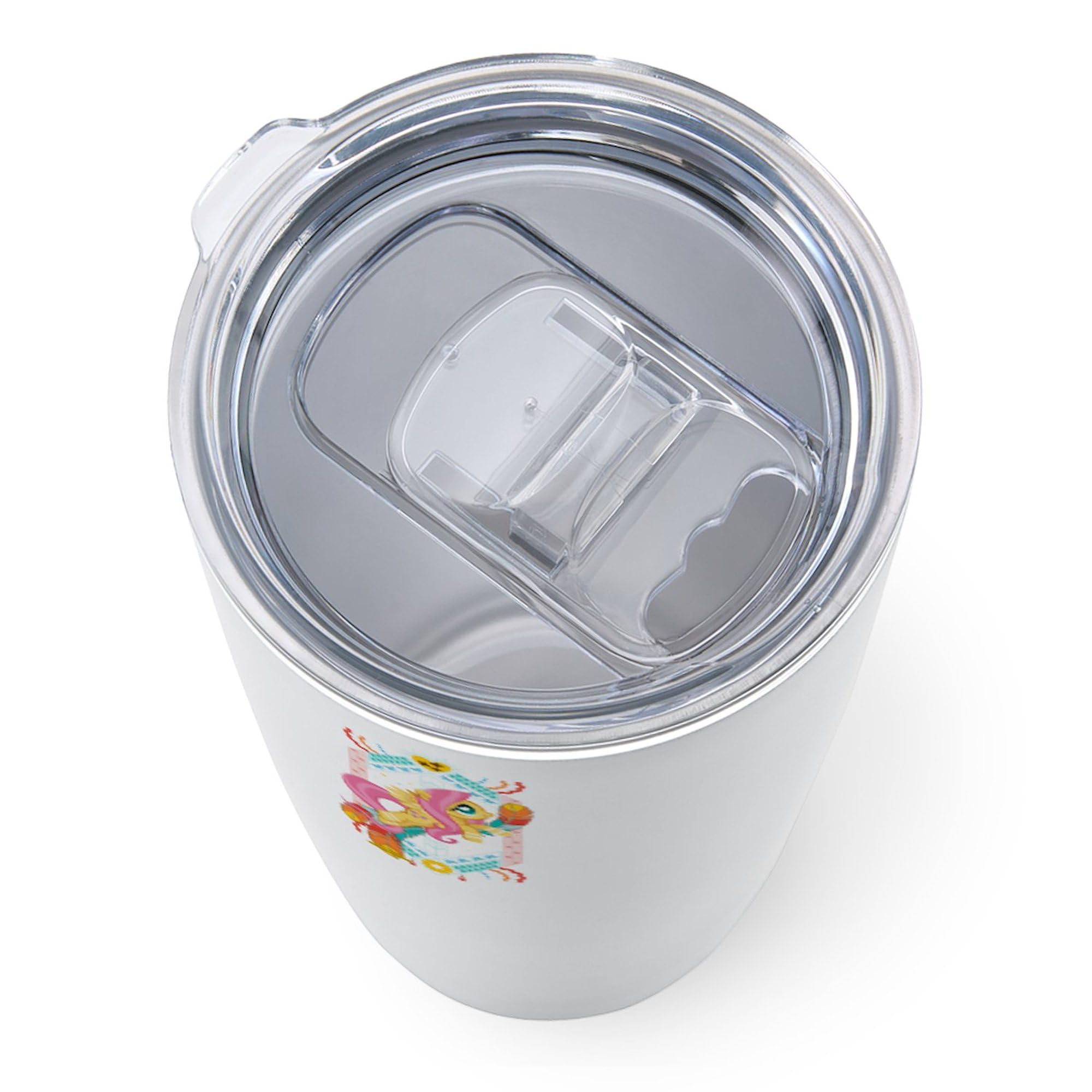 CafePress My Little Pony Fluttershy Feathers Mugs 20 oz. Insulated Stainless Steel Coffee Tumbler