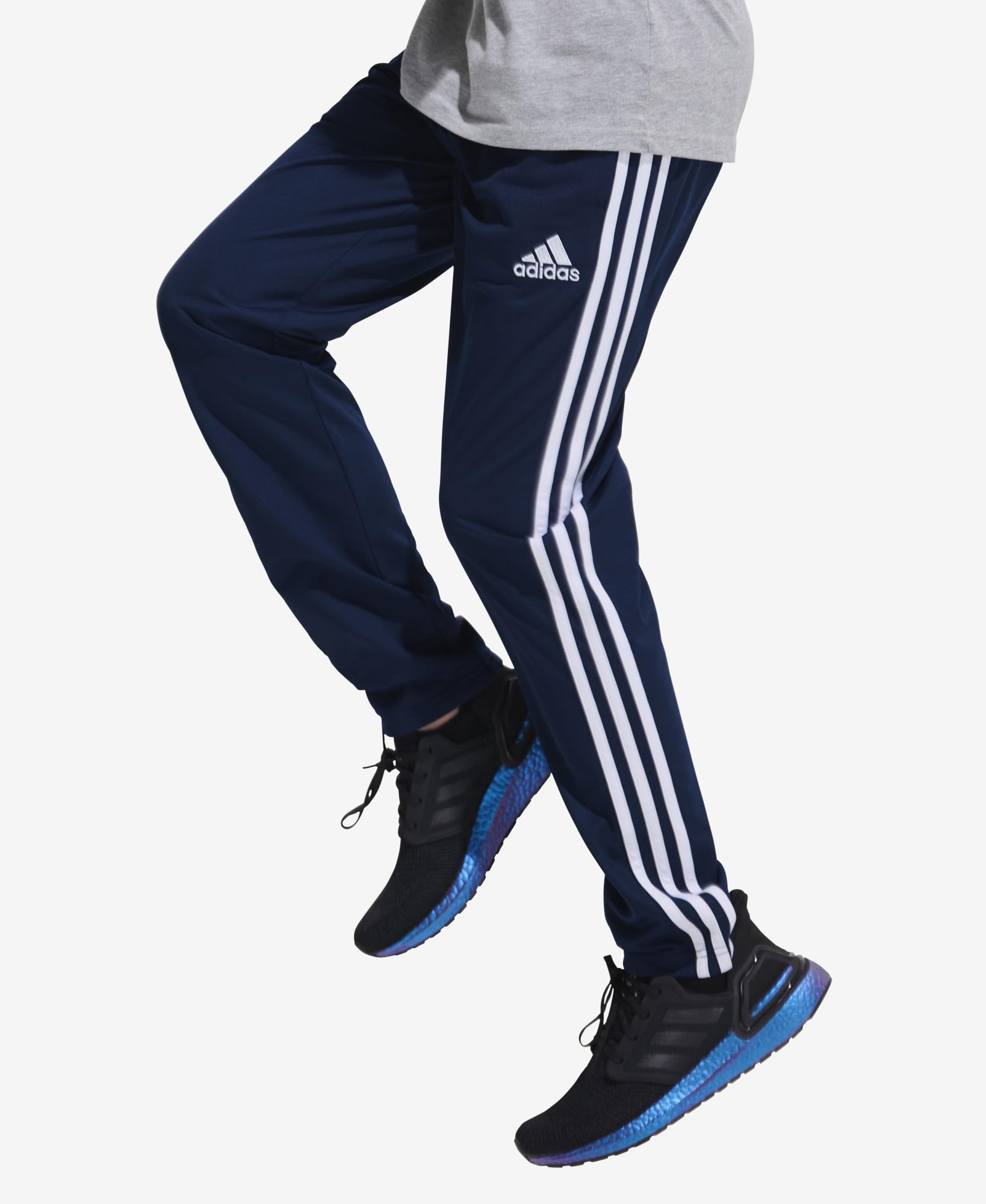 adidas Boys' Active Sports Athletic Tricot Jogger Pant, Iconic Collegiate Navy, 7