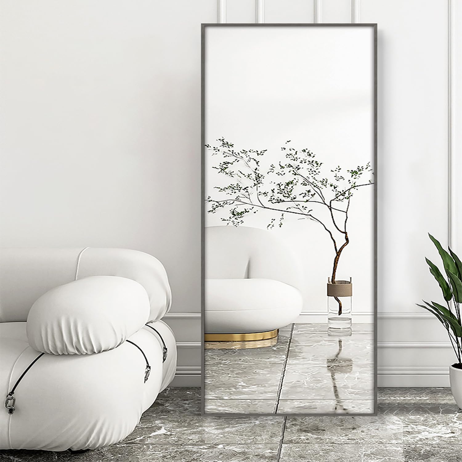 H&A 65"x22" Full Length Mirror Full Body Mirror Bedroom Floor Standing or Hanging