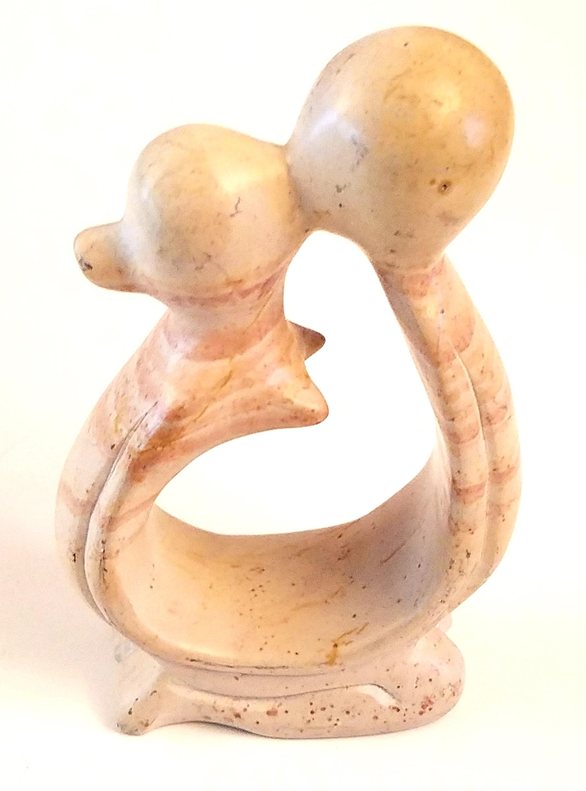 Kissing Sculpture Made out of Stone Great gift for married couple