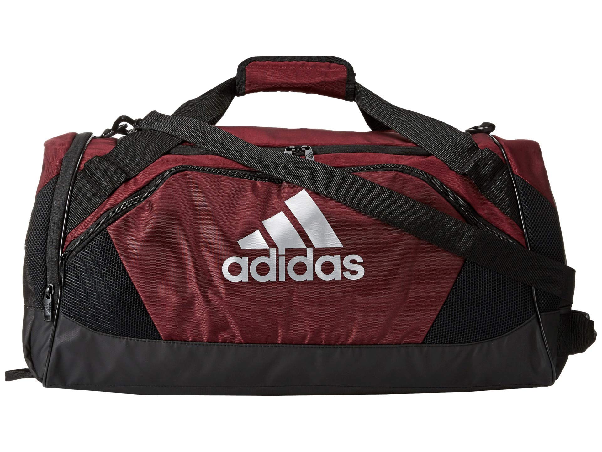 adidas Issue Medium, Durable Travel Duffel Bag for Women or Men, Team Maroon, One Size