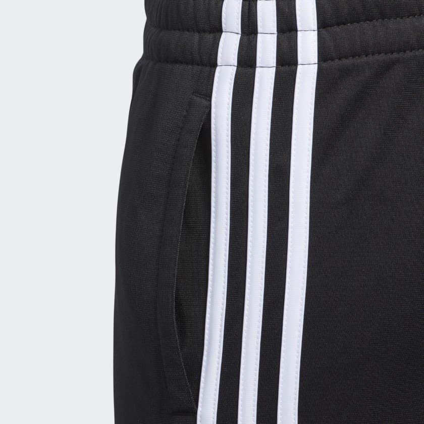 adidas boys Active Sports Athletic Tricot Jogger Track Pants, Iconic Black, 7 US