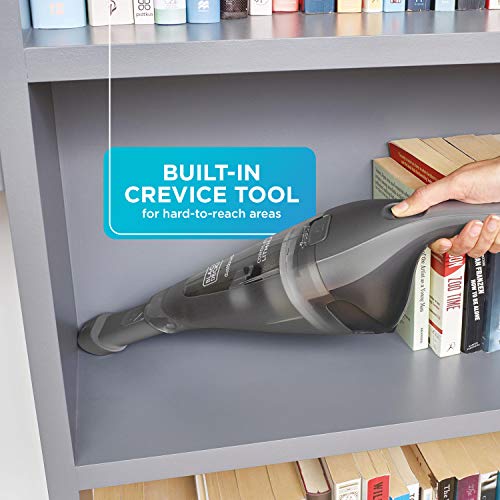 BLACK+DECKER Dustbuster Handheld Vacuum, Cordless, Dark Grey (HNVC220BCZ01)