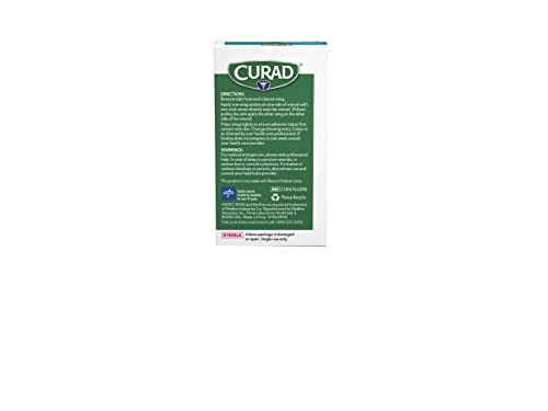 CURAD Butterfly Closure Waterproof Adhesive Bandages, 1-3/4" x 3/8", Ideal for Wound Care, Box of 12