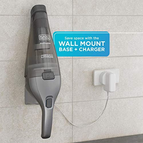 BLACK+DECKER Dustbuster Handheld Vacuum, Cordless, Dark Grey (HNVC220BCZ01)