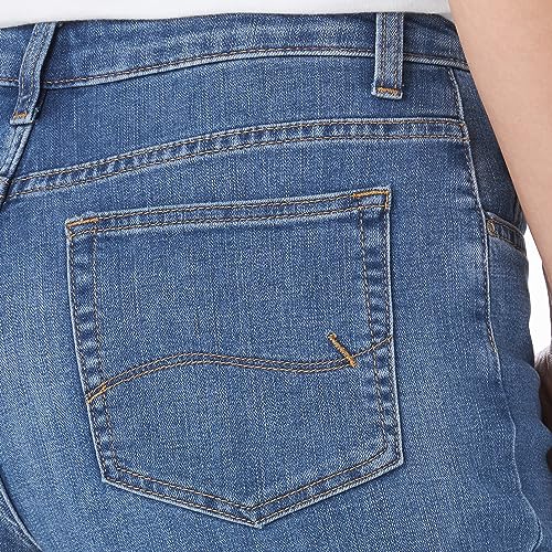 Lee Women's Relaxed Fit Capri Jean, Soar, 12 Petite