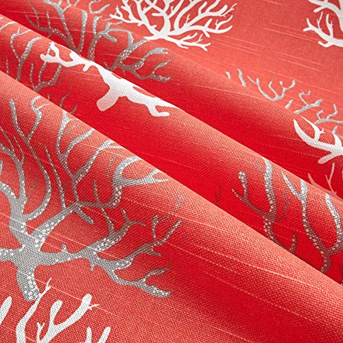 Premier Prints Isadella Coral Slub Salmon, Fabric by the Yard