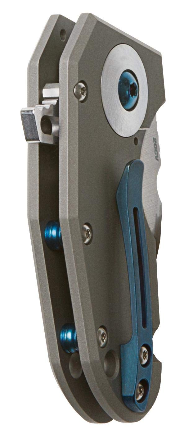 Benchmade - Micro Pocket Rocket 756 Tiny Pocket Knife, Drop-Point Blade, Plain Edge, Satin Finish, Made in the USA