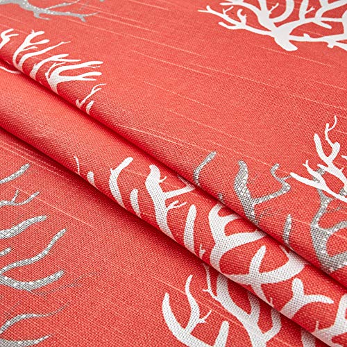 Premier Prints Isadella Coral Slub Salmon, Fabric by the Yard