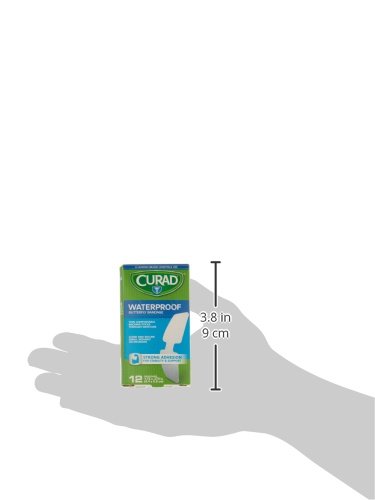 CURAD Butterfly Closure Waterproof Adhesive Bandages, 1-3/4" x 3/8", Ideal for Wound Care, Box of 12