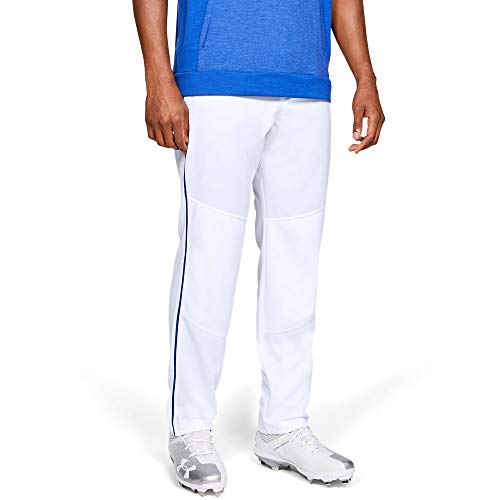 Under Armour Men's UA Utility Relaxed Piped Baseball Pants XL White