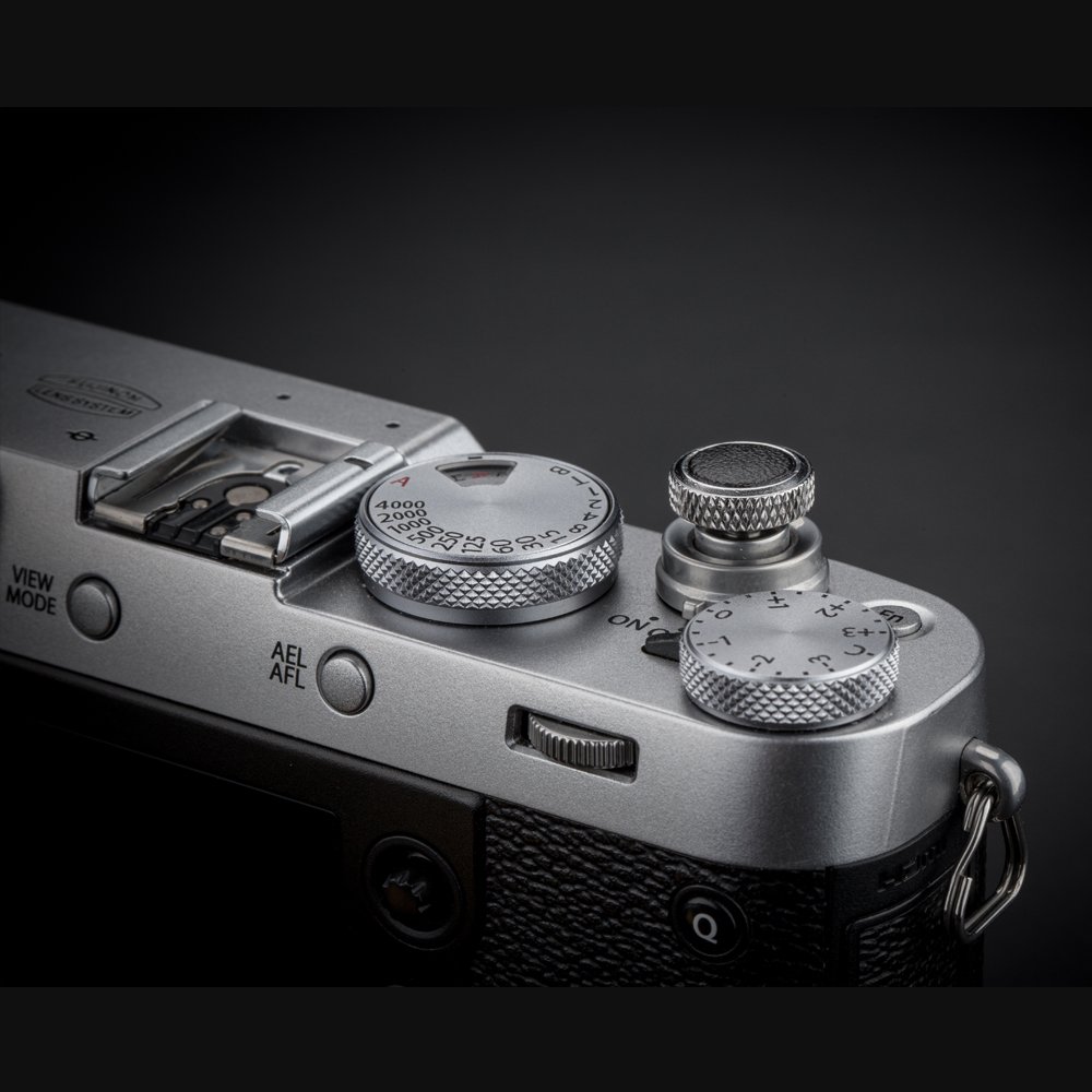 JJC Camera Soft Release Button, Shutter Button for Fuji Fujifilm X-T5 X-T4 X-T3 X-T2 X-T30 X-T30 II X-T20 X-PRO3 X100VI X100V X-E4 X-E3 Sony RX1R II RX10 IV III Leica Q3 M10 M9 Nikon Df F3-2 Pack