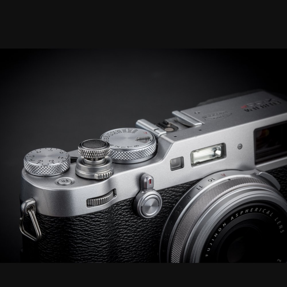 JJC Camera Soft Release Button, Shutter Button for Fuji Fujifilm X-T5 X-T4 X-T3 X-T2 X-T30 X-T30 II X-T20 X-PRO3 X100VI X100V X-E4 X-E3 Sony RX1R II RX10 IV III Leica Q3 M10 M9 Nikon Df F3-2 Pack