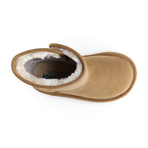 Simple Joys by Carter's Kids Kai Winter Boot Fashion, Khaki Tan, 7 US Unisex Toddler