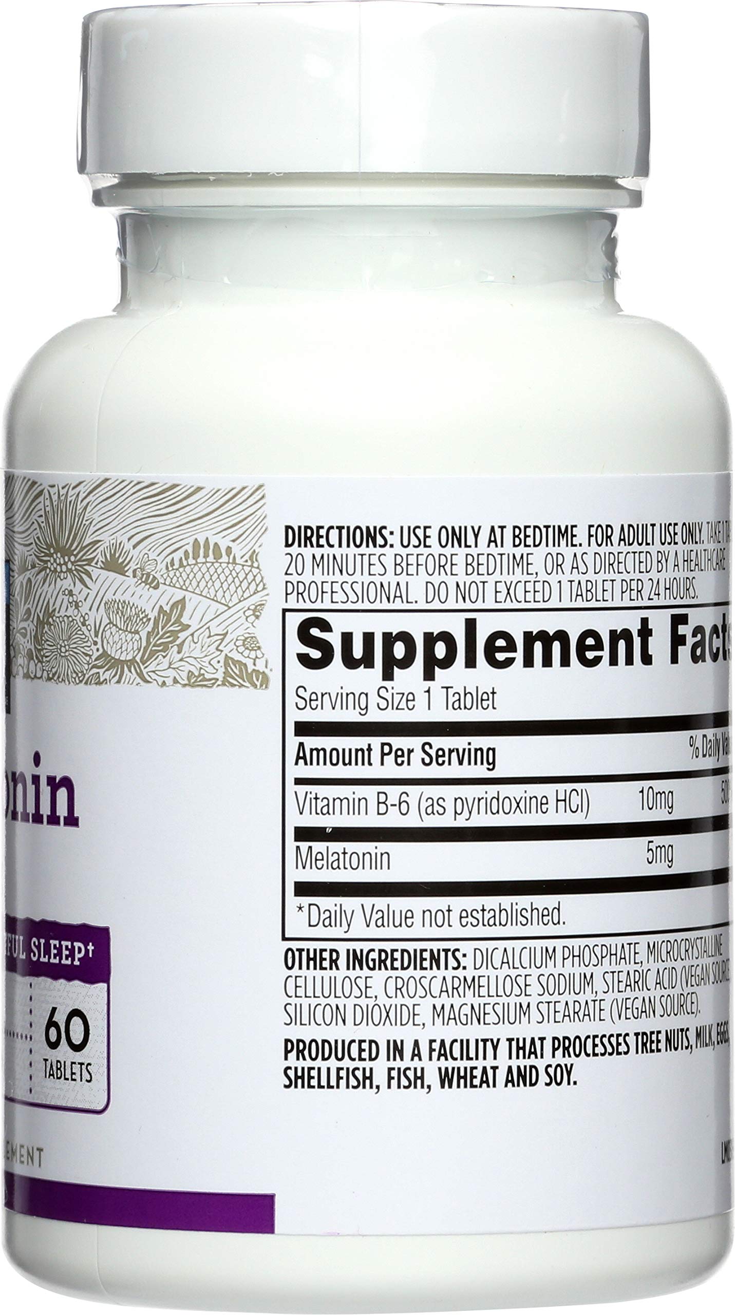 365 by Whole Foods Market, Melatonin 5Mg, 60 Count