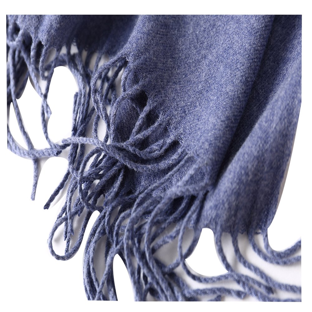 Bellonesc Women scarfs Cashmere Feel Soft Shawls Wraps Wram Blanket (light blue)