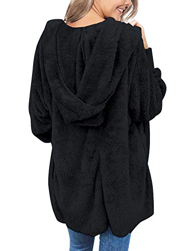 LookbookStore Women's Plus Size Hoodie, B Black