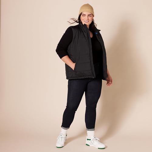 Amazon Essentials Women's Classic-Fit Lightweight Long-Sleeve V-Neck Sweater (Available in Plus Size), Black, X-Large