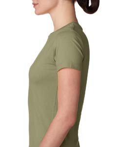 Next Level Ladies Boyfriend T-Shirt - Light Olive - L - (Style # N3900 - Original Label)