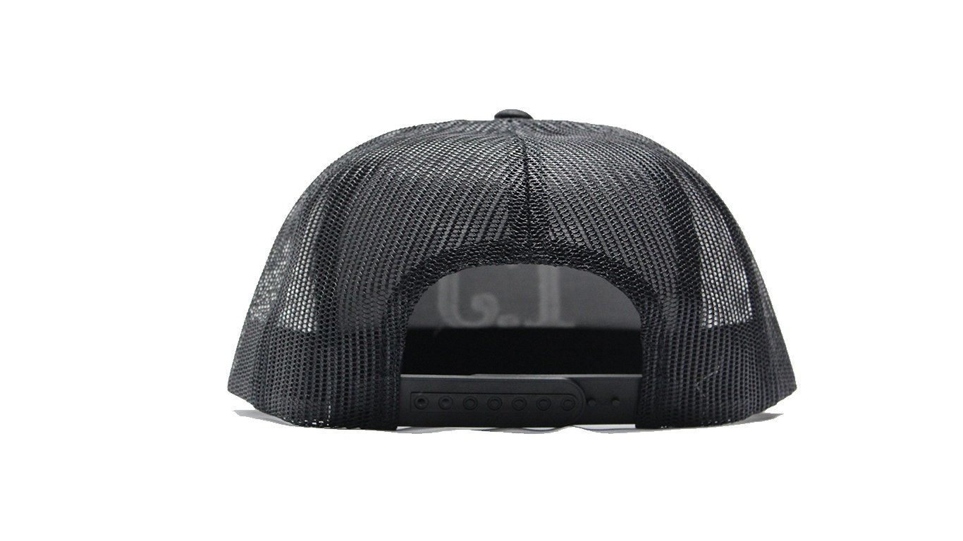 TJ Snapback Mesh Trucker Black
