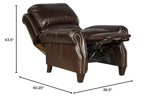 BarcaLounger Churchill Low Leg Recliner – Double Fudge