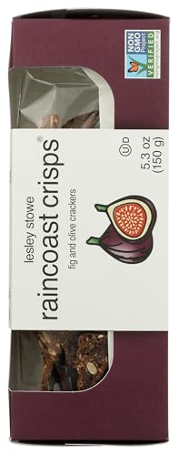 Lesley Stowe Crisps Fig and Olive, 5.3 oz