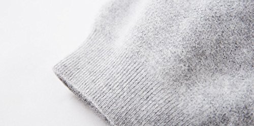 WaySoft Pure 100% Cashmere Beanie for Women in a Gift Box, Oversized Women Beanie Hat, Bring Warm and Luxury to Your Loved Ones, Perfect (Grey)