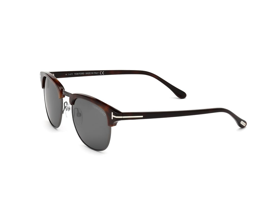 Sunglasses Tom Ford FT 0248 Henry 52A Gunmetal, Dark Havana/Smoke Lenses