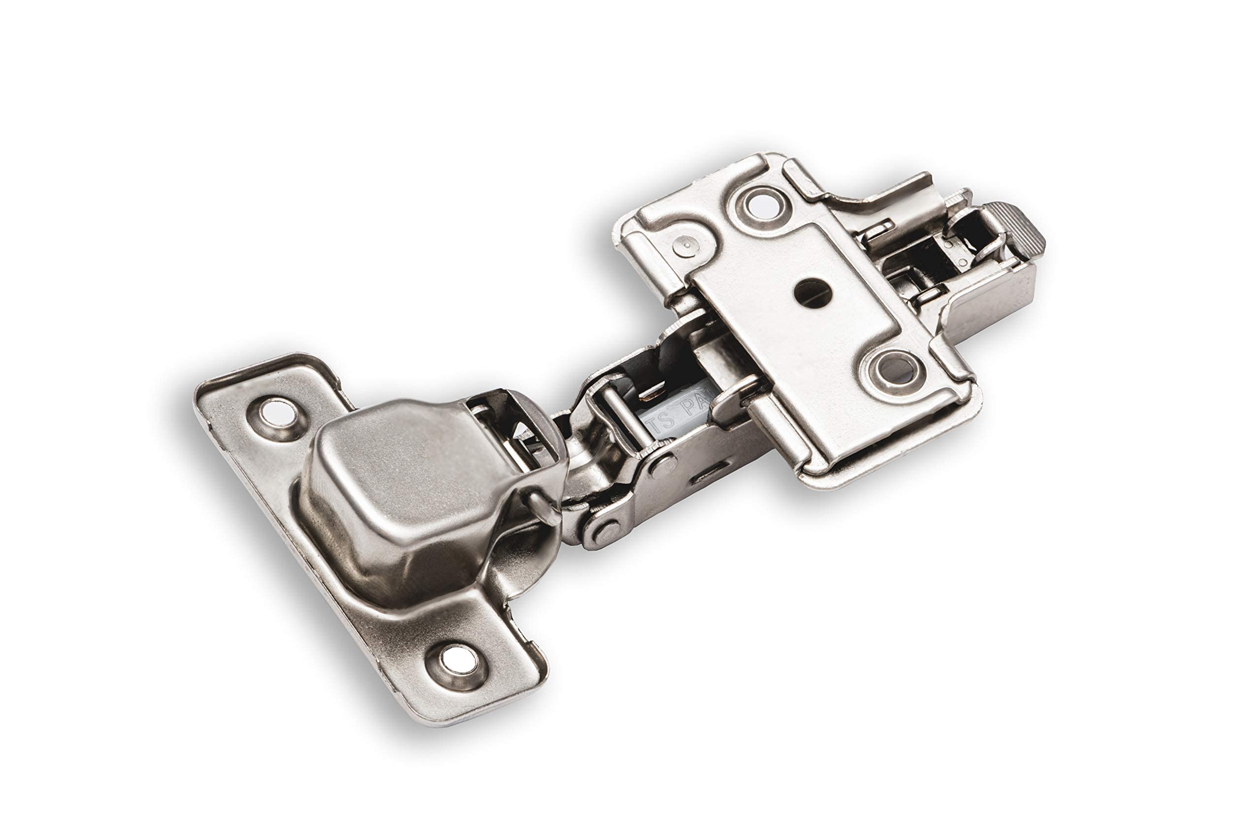 Berta 10-Pack Full Overlay Frameless Soft-Close European Hinges, 110° 3D Adjustable, Clip-On Concealed Kitchen Cabinet Door Hinges with Screws - Ideal for Modern Cabinets