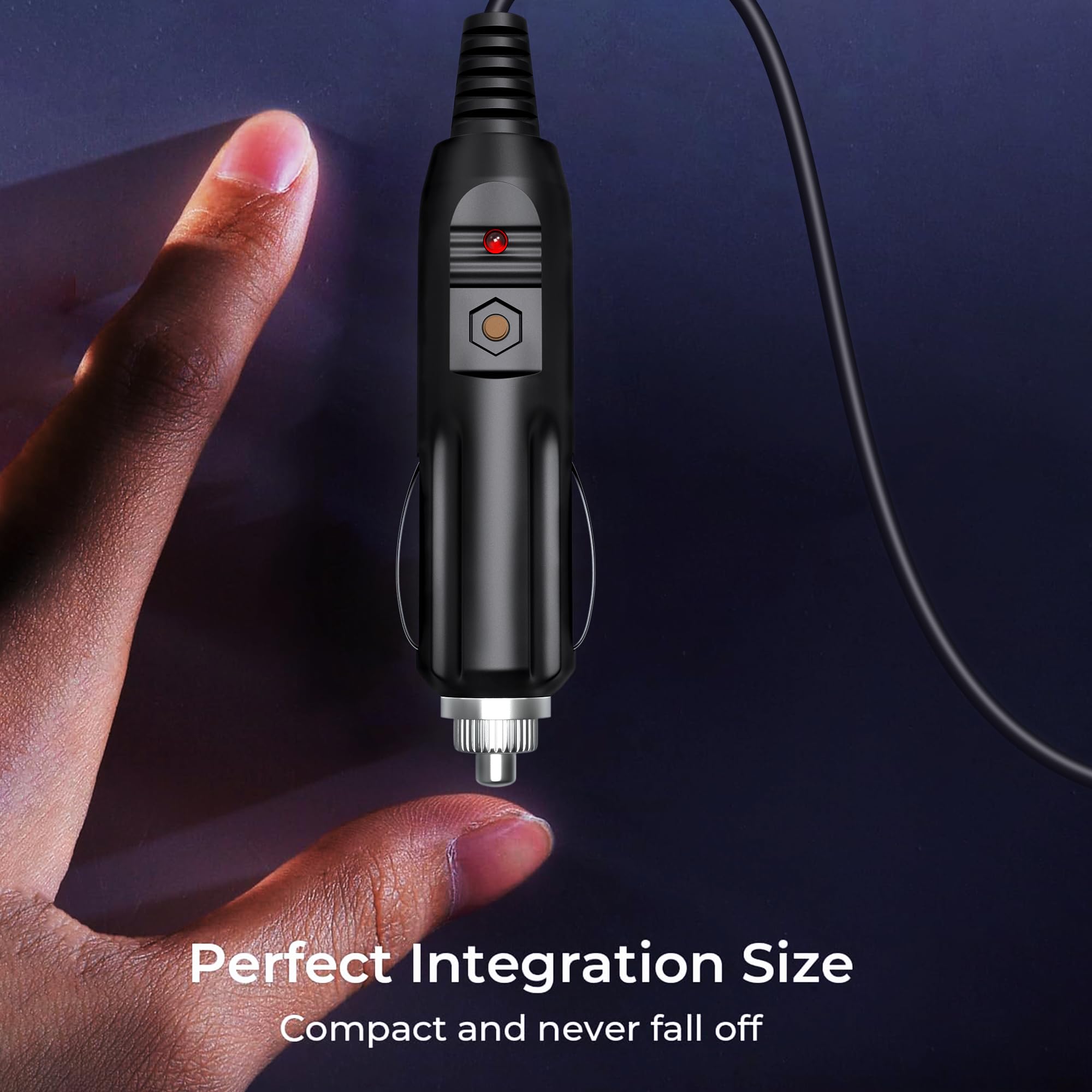 Digipartspower Car Adapter for Valentine One V1 Radar Laser Detector Auto Power Cord DC Charger