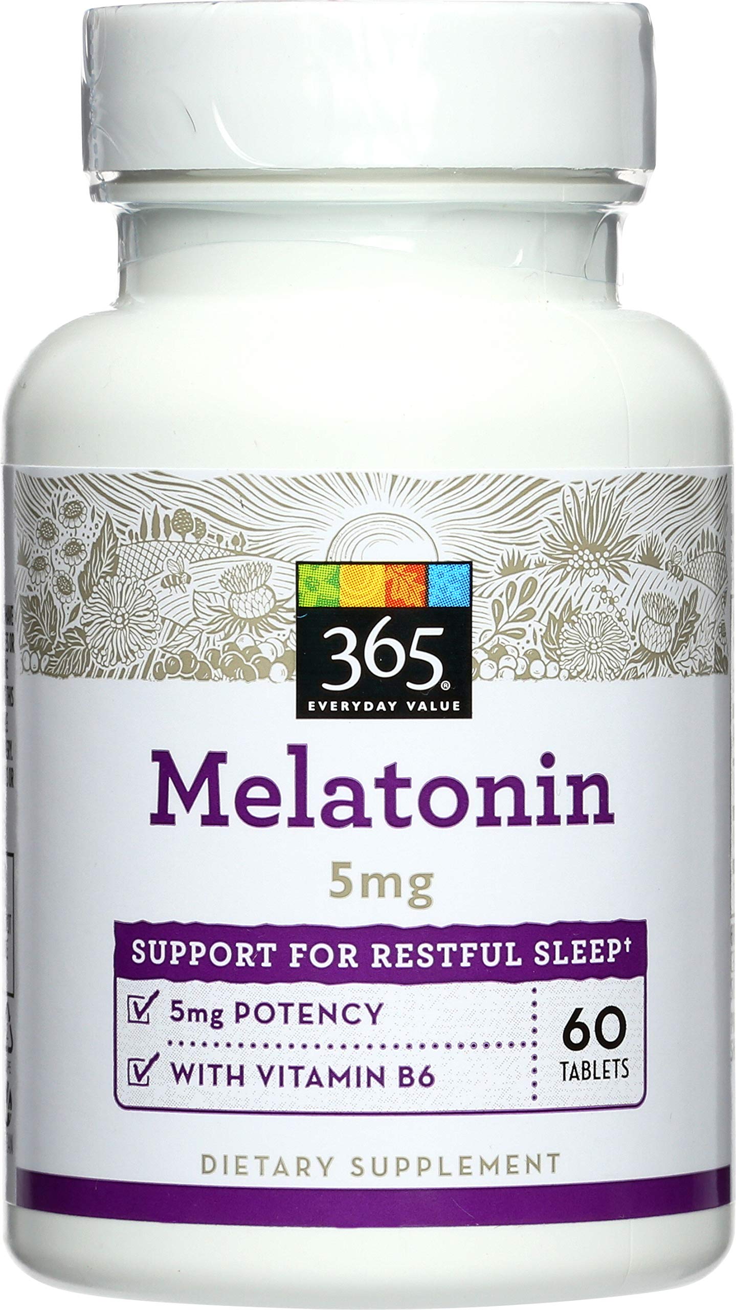 365 by Whole Foods Market, Melatonin 5Mg, 60 Count