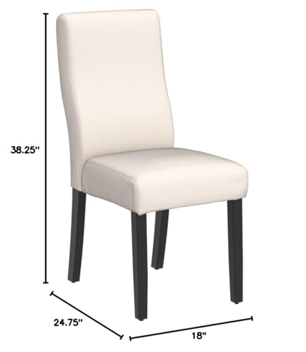 Christopher Knight Home Corbin Fabric Dining Chairs, 2-Pcs Set, Ivory
