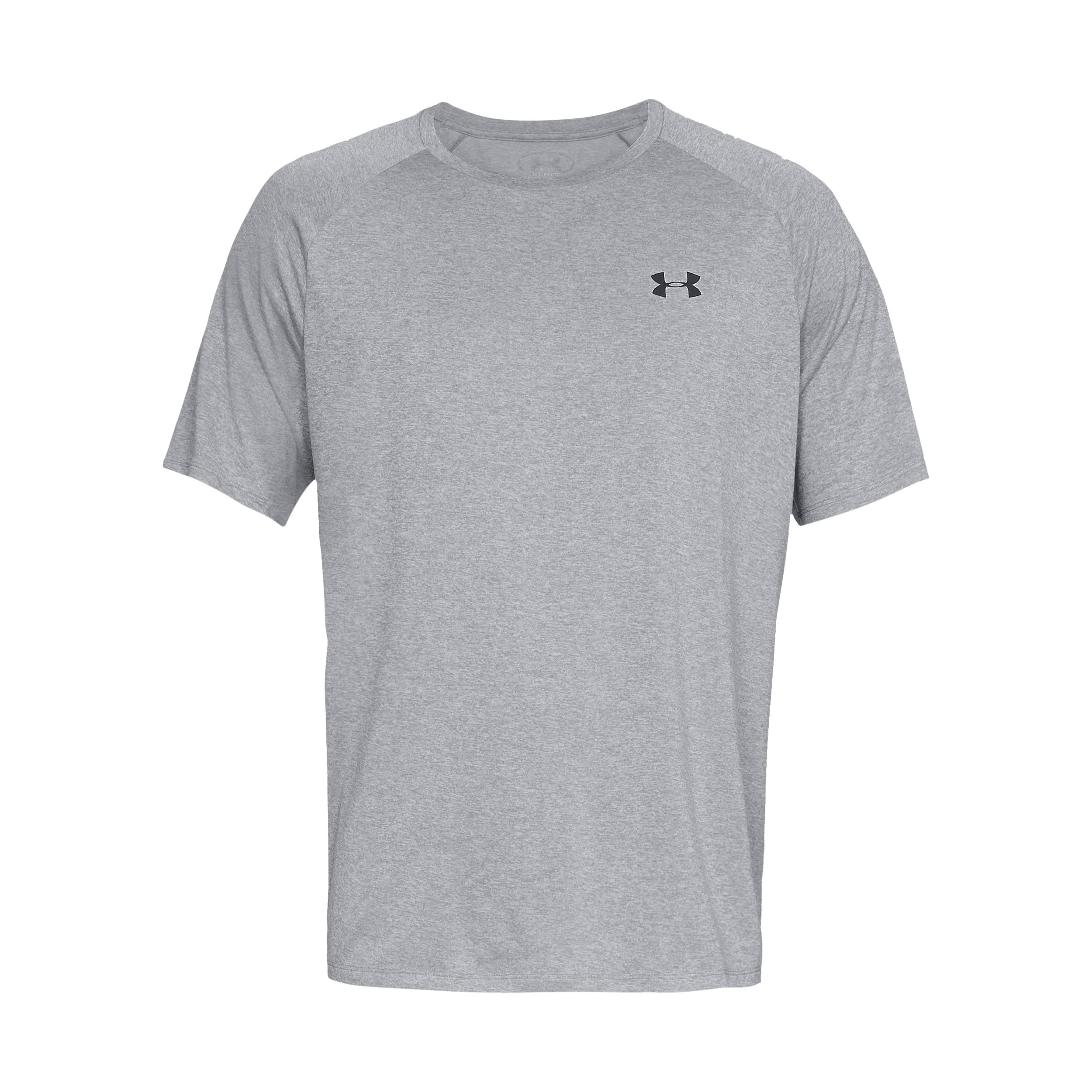 Under Armour Men's Tech 2.0 Short-Sleeve T-Shirt , Steel Light Heather (036)/Black, XX-Large