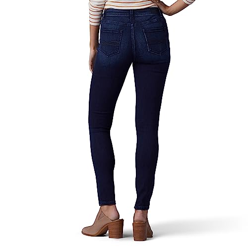 Lee Women's Sculpting Slim Fit Skinny Leg Jean, Nightingale, 10 Long