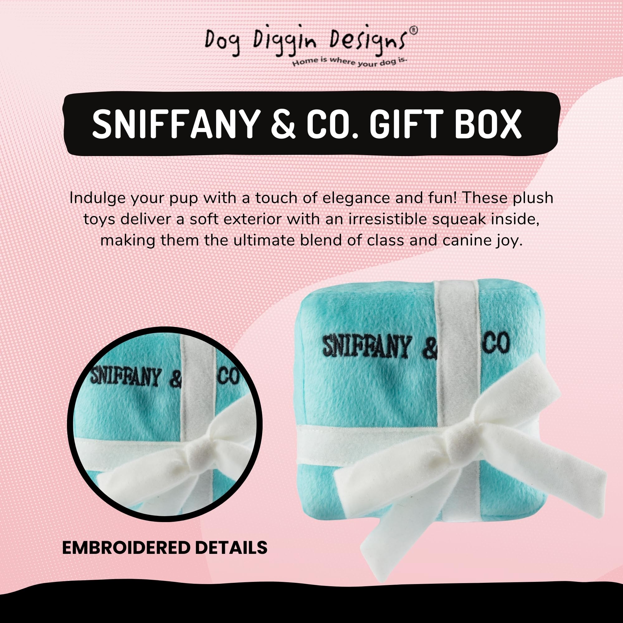 Dog Diggin Designs Priceless Capsule Gift Collection | Unique Squeaky Parody Plush Dog Toys β Thinking Outside The Box