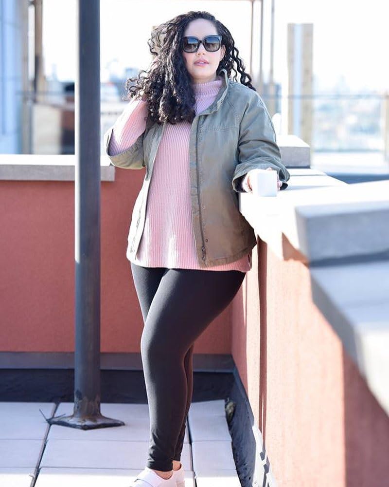 No Nonsense Women's Leggings - Soft Cotton Feel, Comfortable & Perfect for Layering, Gentle Elastic Waistband, Black, 2X