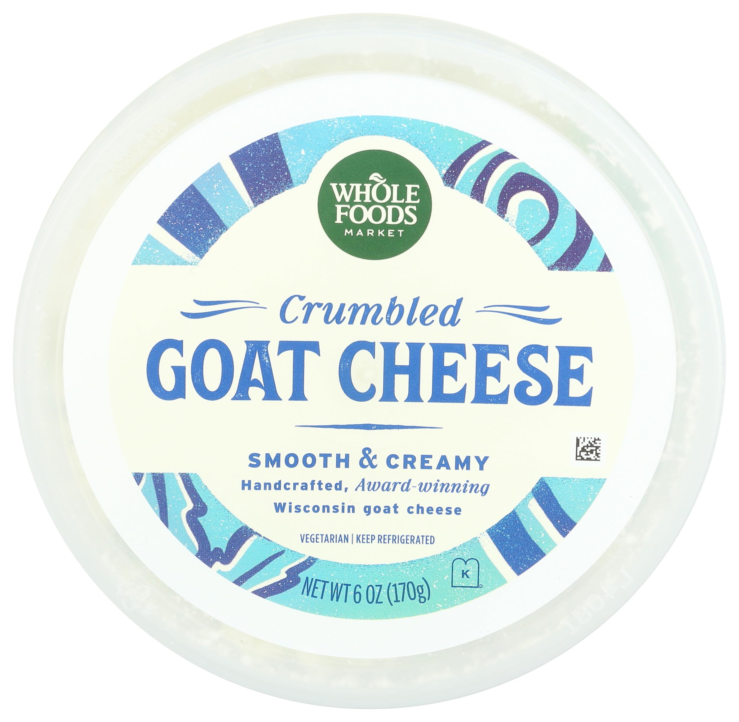 Whole Foods Market, Goat Cheese Crumbles, 6 Ounce