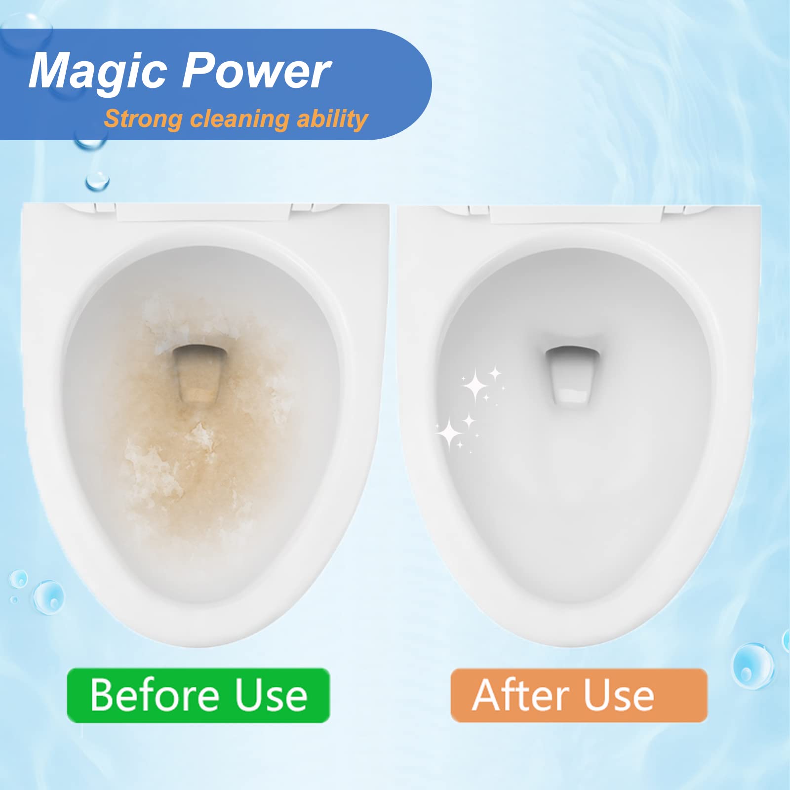 Tuodeal Pumice Stone for Toilet Bowl Cleaning with Handle Pumice Toilet Stone 4 Pack