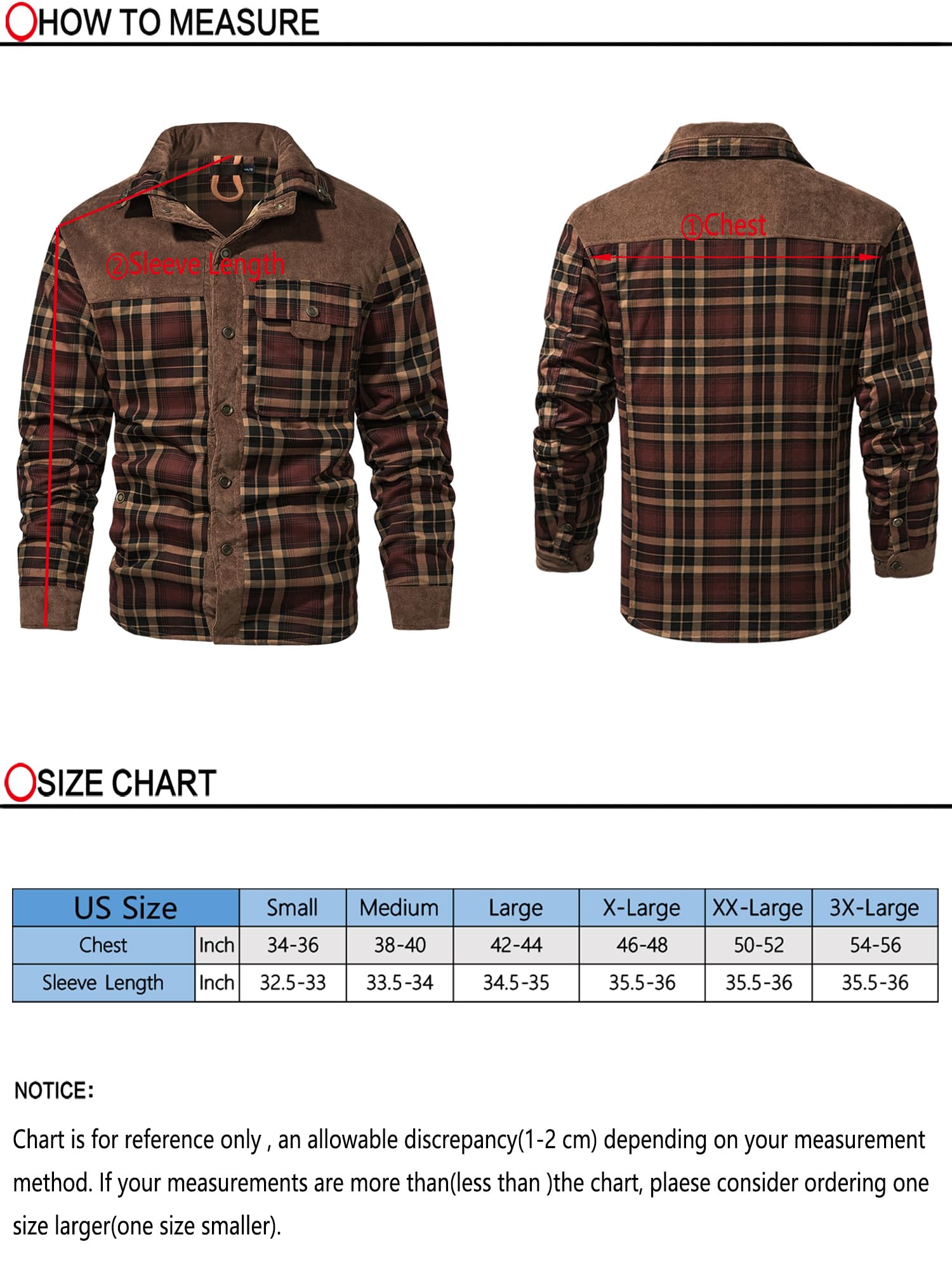 Mr.Stream Men's Outdoor Casual Vintage Long Sleeve Plaid Flannel Button Down Shirt Jacket 3251 Coffee M